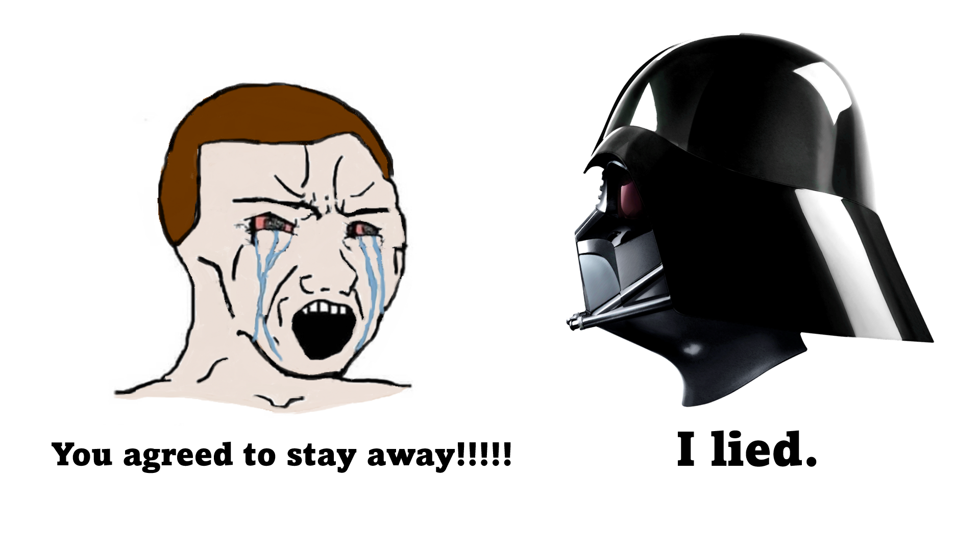 virgin Starkiller vs Chad Vader | /r/PrequelMemes | Prequel Memes ...