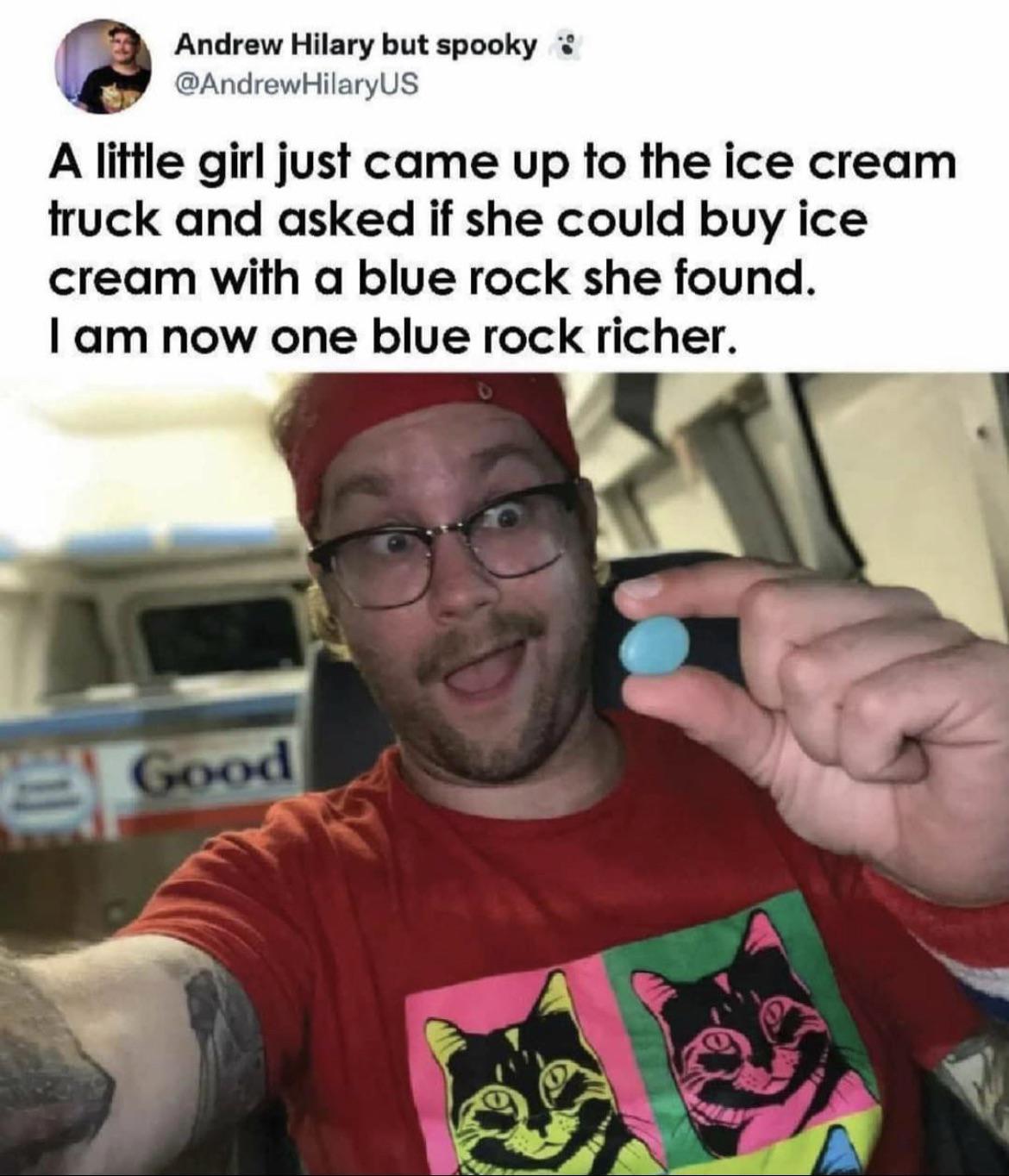 I want a blue rock | /r/wholesomememes | Wholesome Memes | Know Your Meme