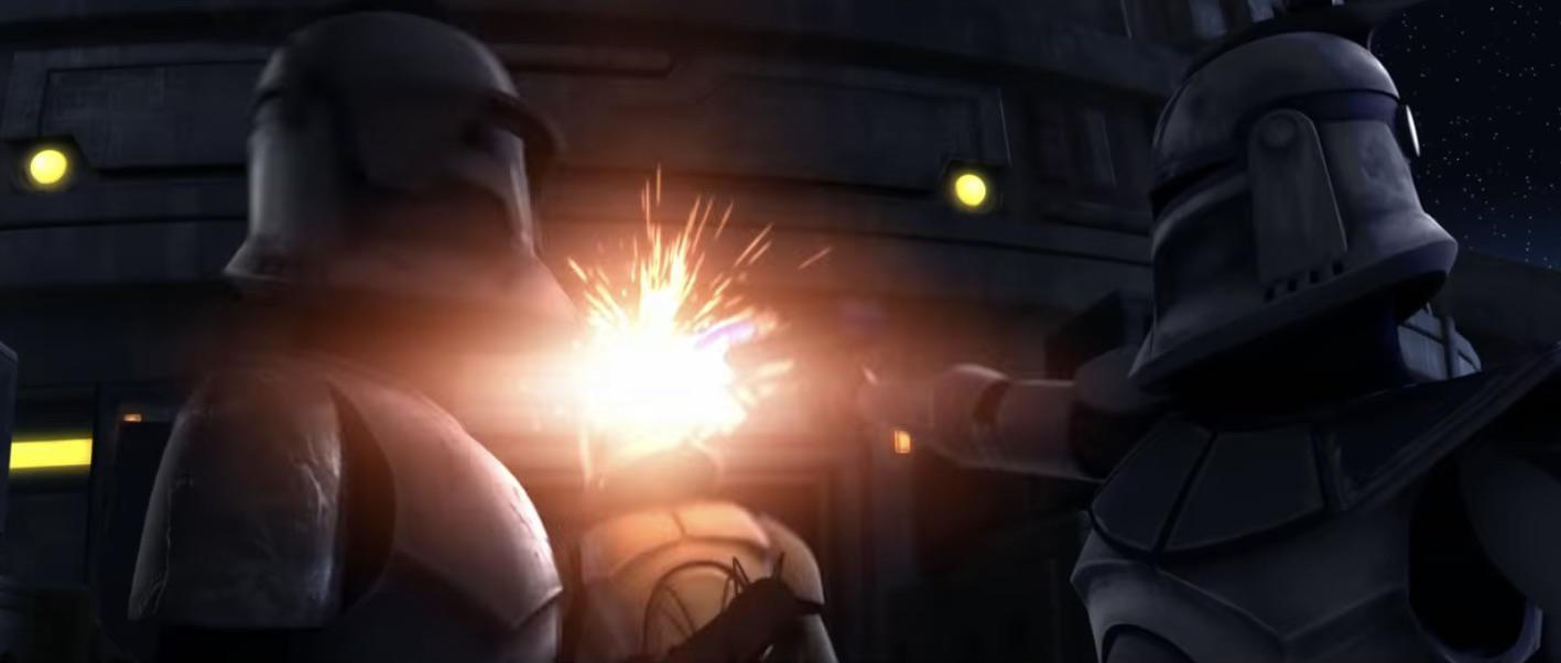 Why is Captain Rex shooting a Clone Trooper? Is he stupid? | /r ...