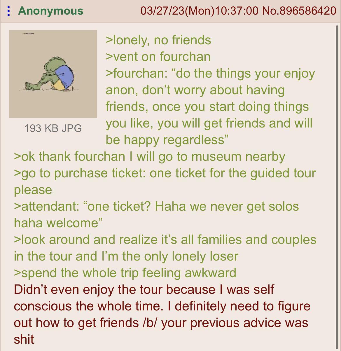 Anon takes fourchan’s advice | /r/Greentext | Greentext Stories | Know ...