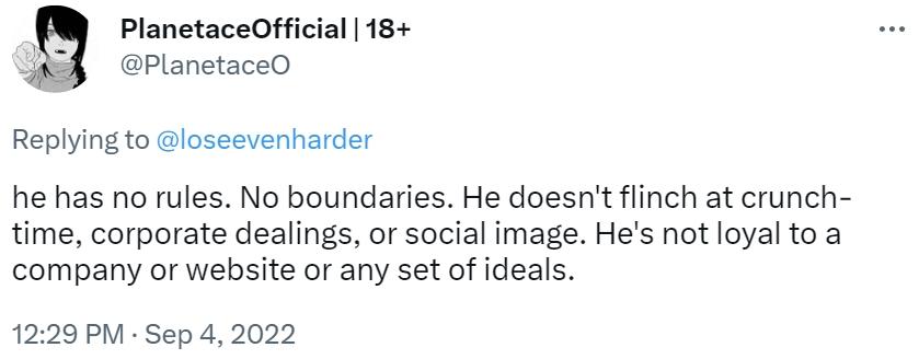 He doesn't flinch at crunch-time, corporate dealings, or social image ...