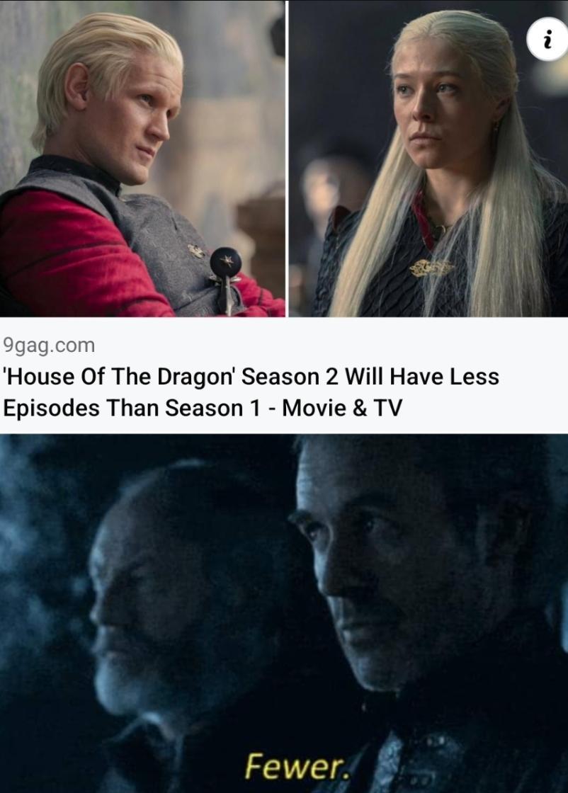 Fewer | /r/FreeFolk | /r/freefolk | Know Your Meme