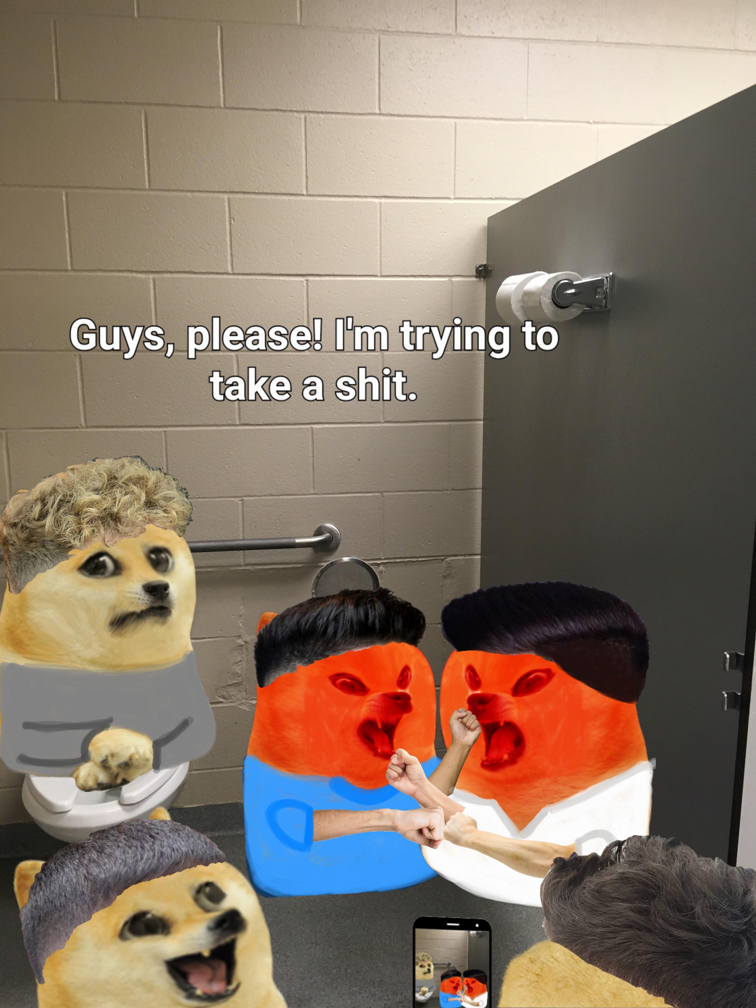 Le school fight has arrived. | Dogelore | Know Your Meme