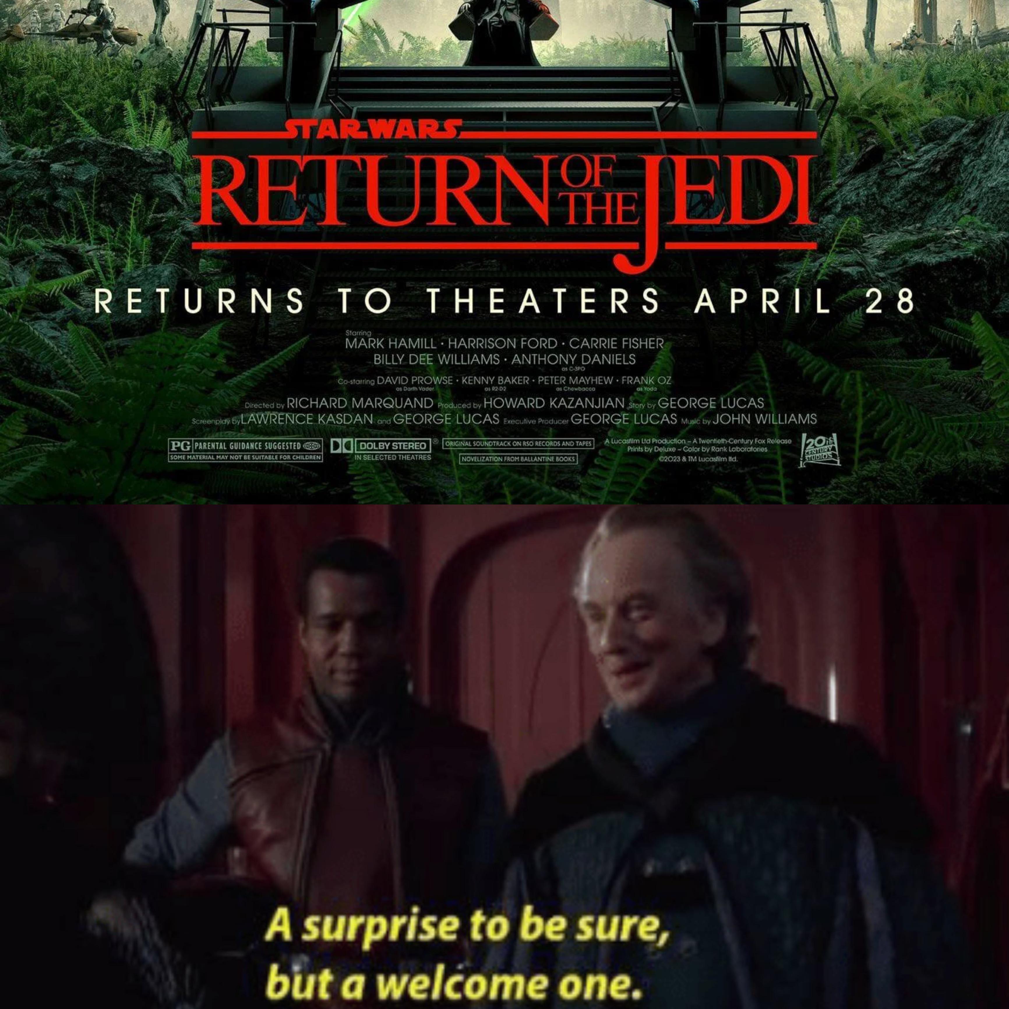 Unexpected, but not unwelcome | /r/PrequelMemes | Prequel Memes | Know Your Meme