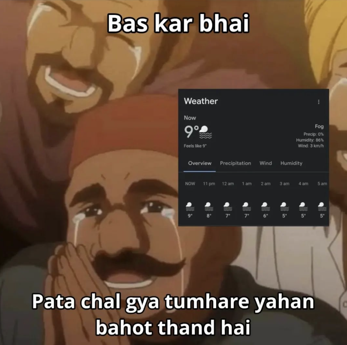 Bas Kar Bhai / Crying Anime Indian Villagers | Bas Kar Bhai / Crying ...