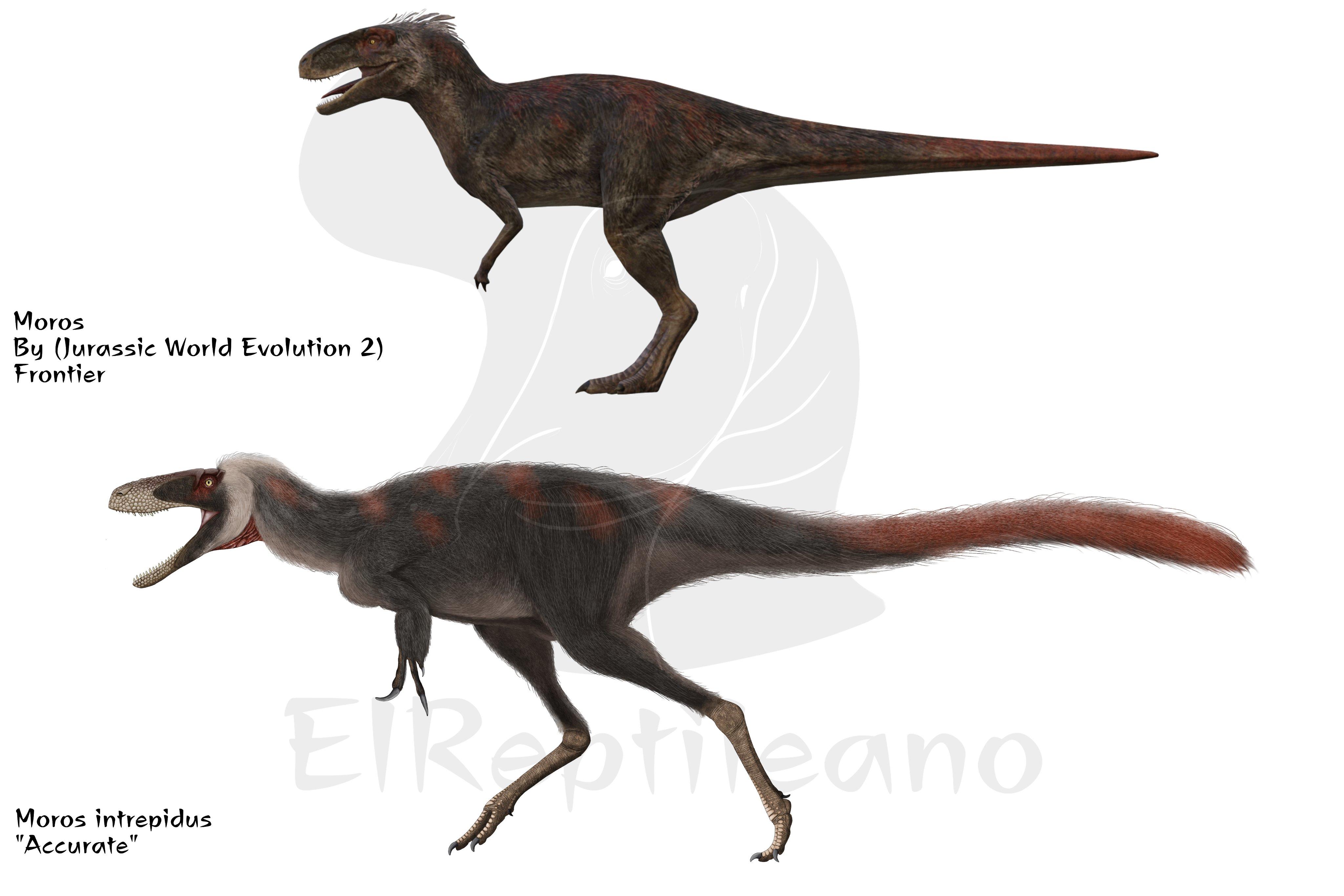 Moros intrepidus comparison | Jurassic Park | Know Your Meme