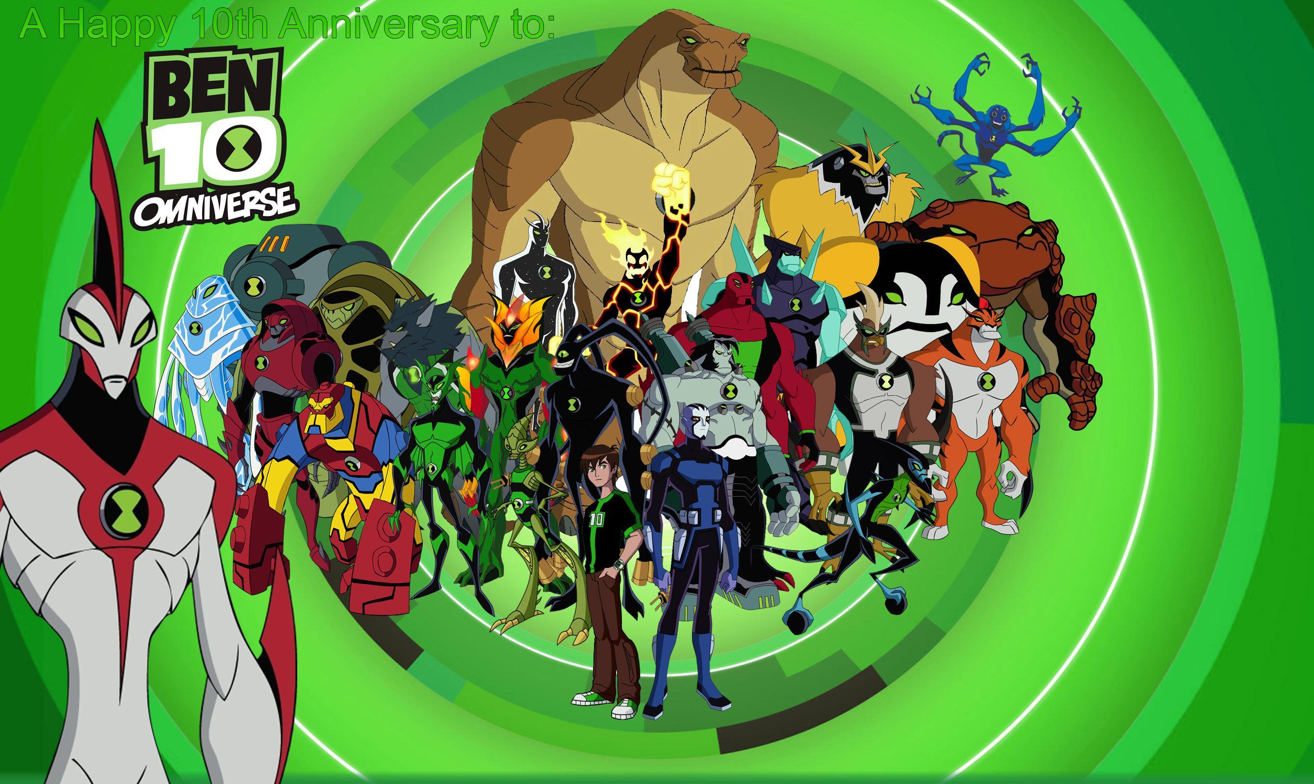 Happy 10th Anniversary to Ben 10: Omniverse! | My tribute wallpaper ...
