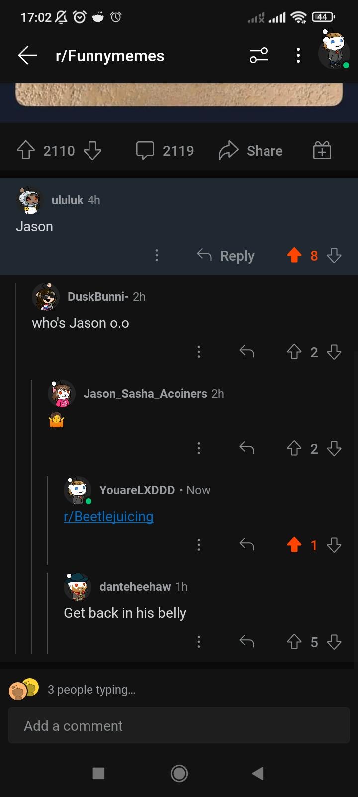 | /r/beetlejuicing/ | Beetlejuicing | Know Your Meme