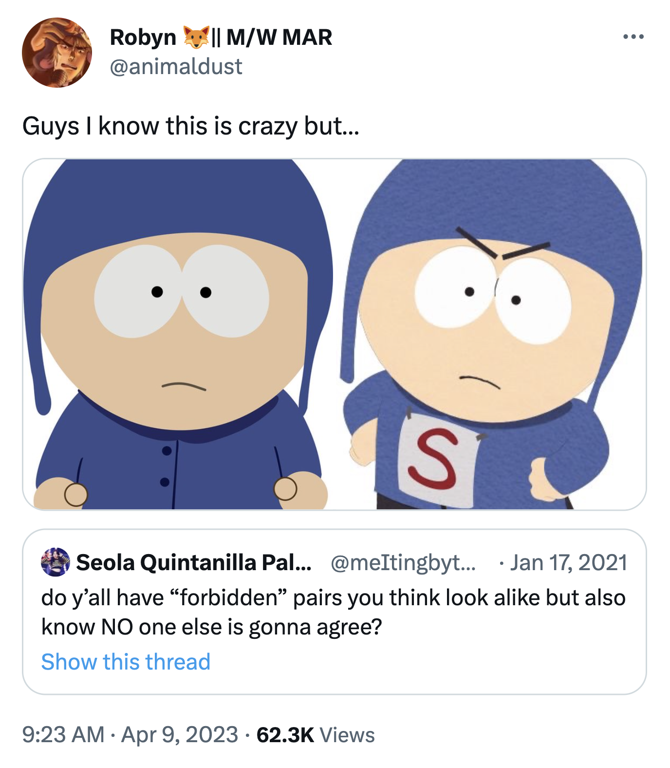 Forbidden Pairs (twitter) | Forbidden Pairs | Know Your Meme