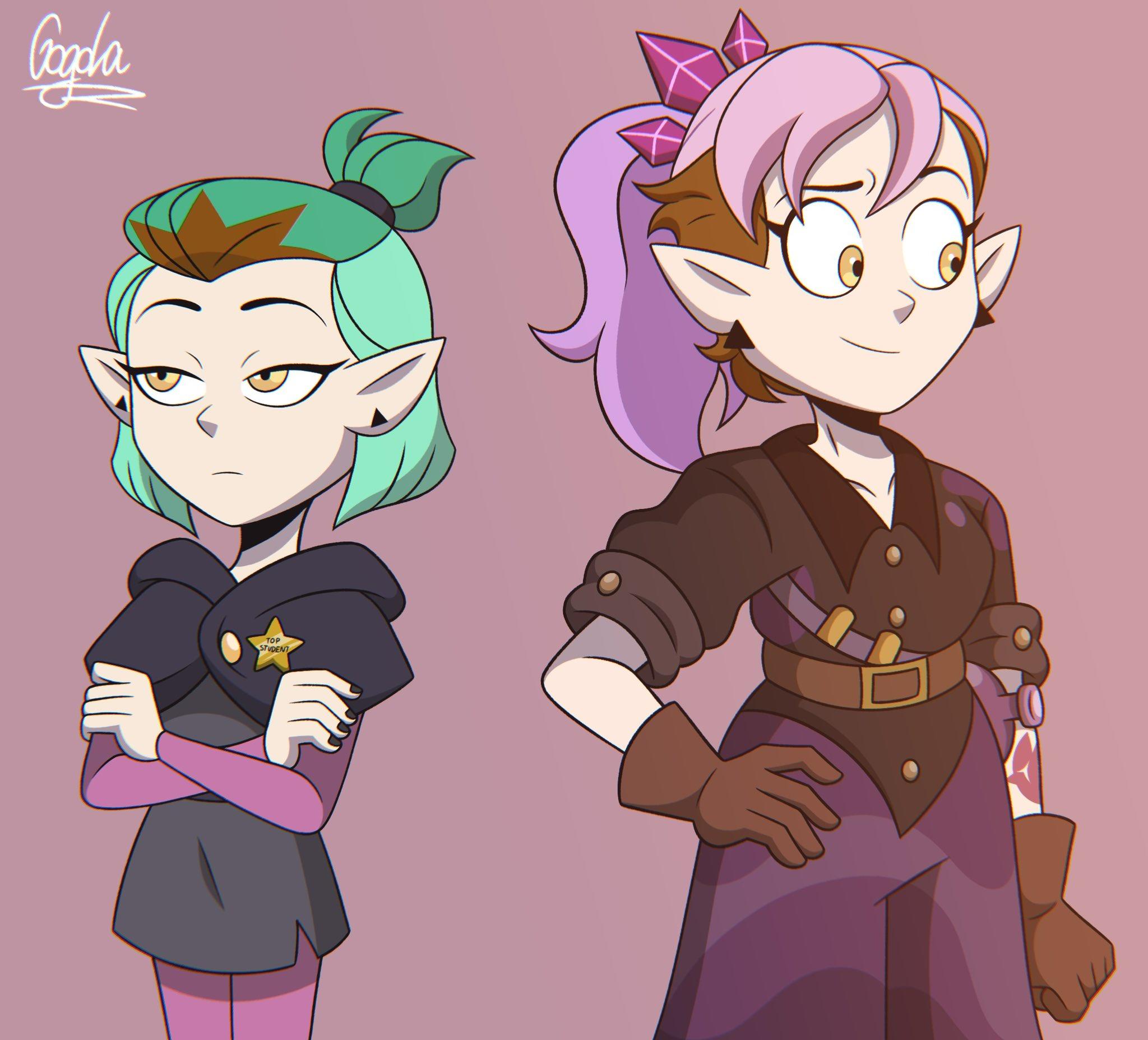 Amity Blight - Then and Now (Gogola_Star) | The Owl House | Know Your Meme