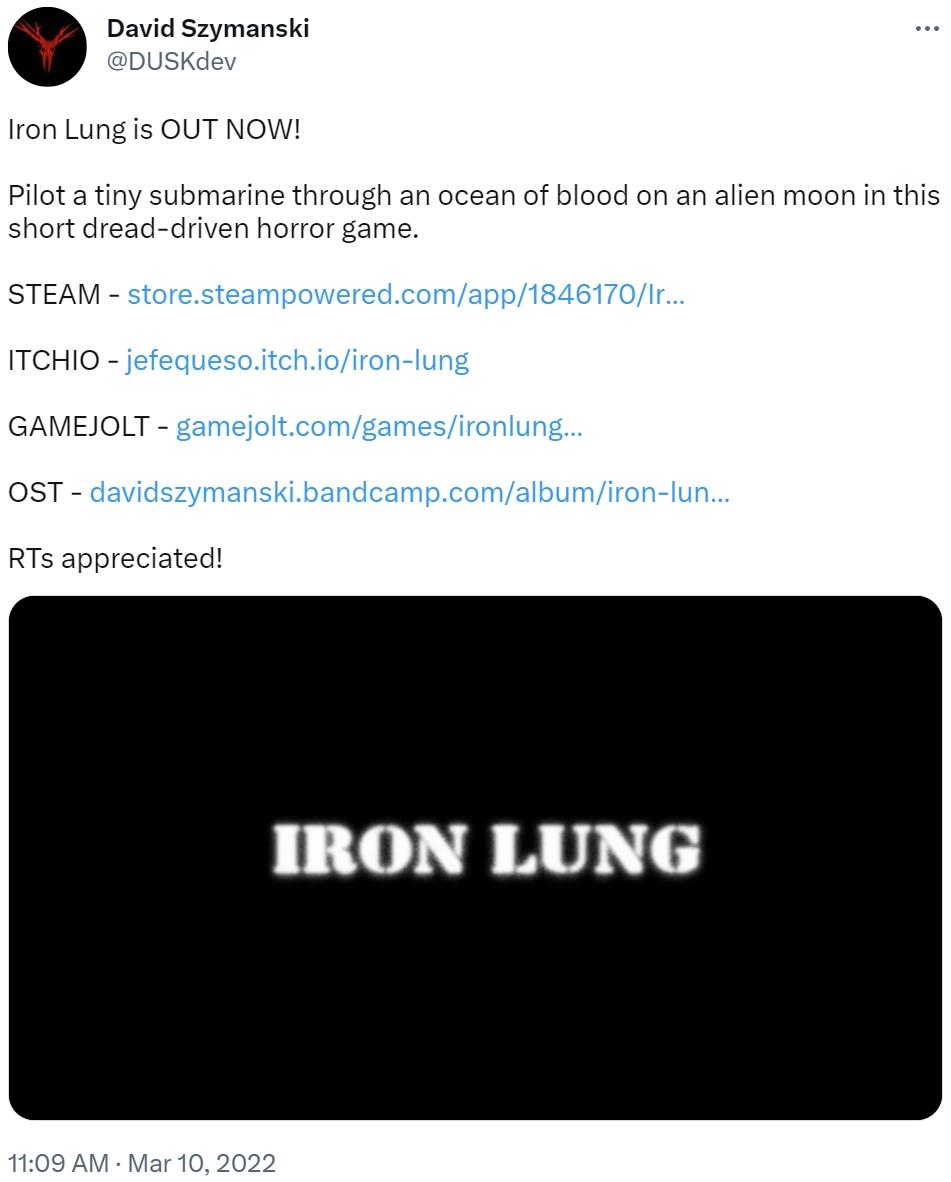Iron Lung Release | Iron Lung | Know Your Meme