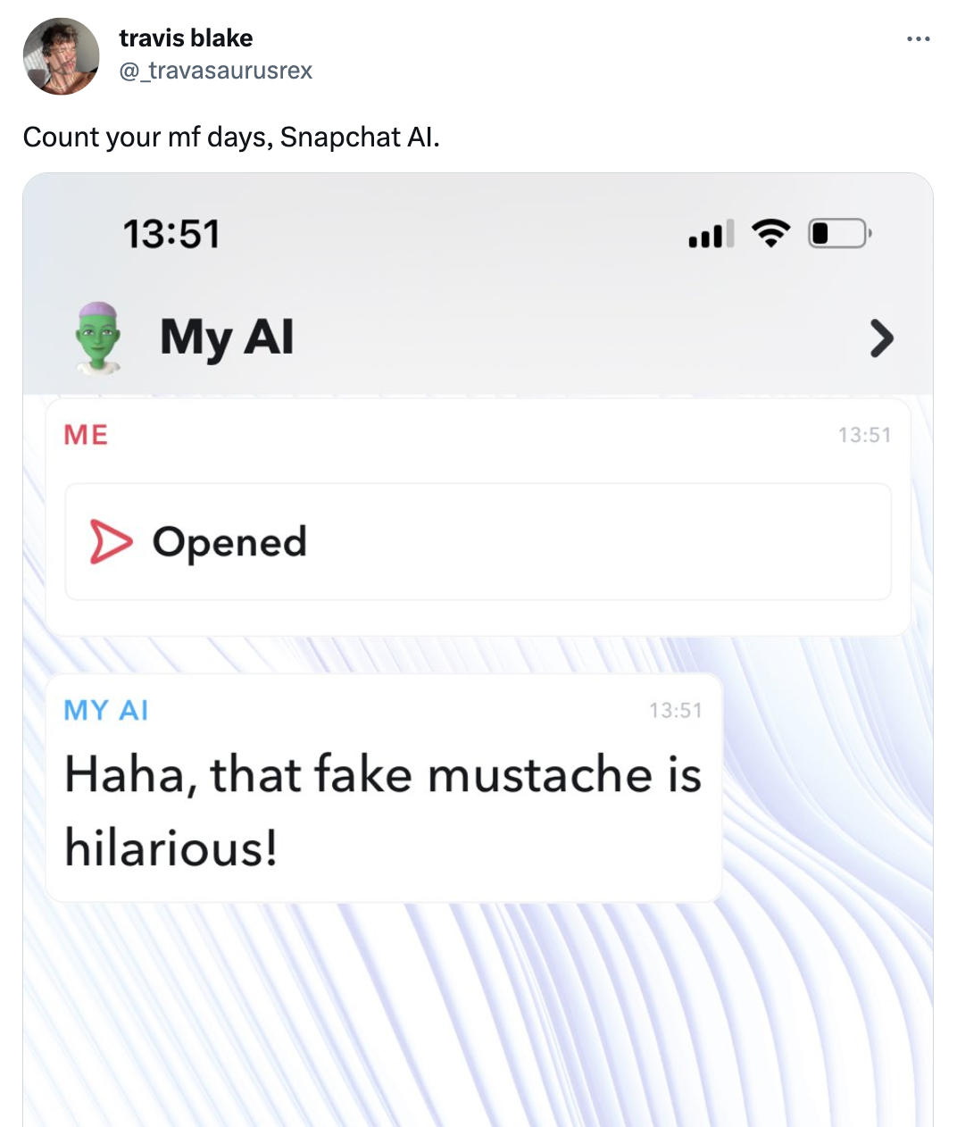 Snapchat AI meme | Snapchat AI | Know Your Meme