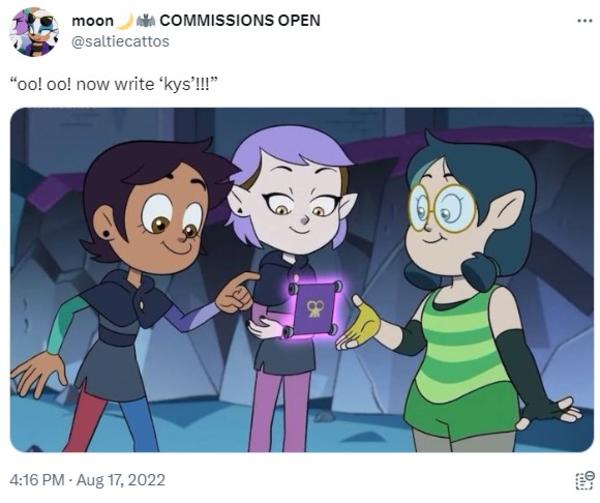 “oo! oo! now write ‘kys’!!!” | Ok Now Type "Kill Yourself Loser" / "KYS ...