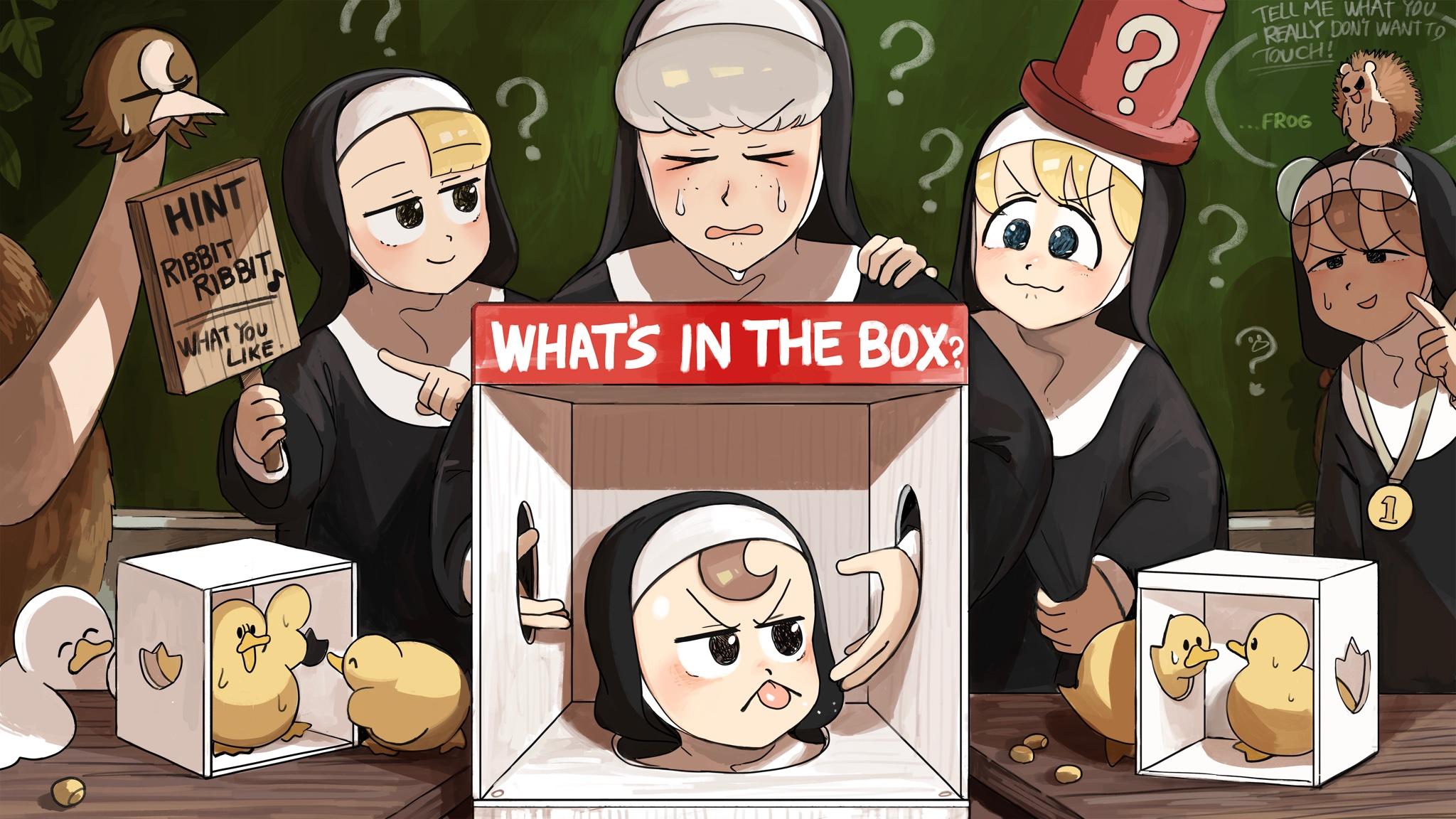 What's in the box? | Little Nuns / Nuns And Ducks | Know Your Meme
