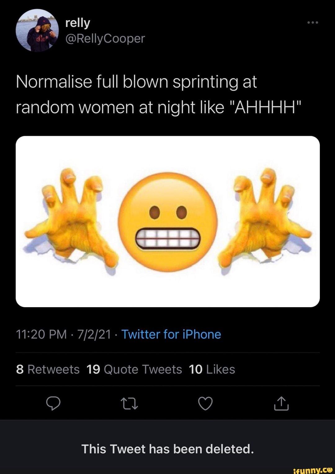 sprint | Sprinting At Women At Night | Know Your Meme