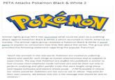 STAY THE FUCK OUT OF OUR GAMES PETA!! | Pokémon Black and Blue / PETA ...