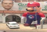 Unlicensed Mario statue sold by UK garden furniture shop Aston Garden ...