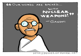 Nuclear Weapons Gandhi | Nuclear Gandhi | Know Your Meme