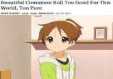 The Onion Article | Beautiful Cinnamon Roll Too Good For This World ...