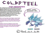 Literally Cold Steel | Coldsteel The Hedgeheg | Know Your Meme