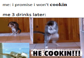 He Cookin' | Know Your Meme