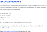 Uvuvwevwevwe | Know Your Meme