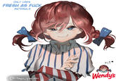 @Wendys in NEET form. | Smug Wendy's | Know Your Meme