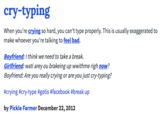 Crytyping | Know Your Meme