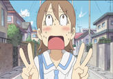 Ying's default emote is ahegao double peace sign. | Ahegao Double Peace ...