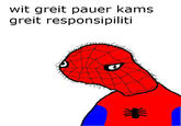 Wit graet paowr c--- graet sweg | Spoderman / Spodermen | Know Your Meme