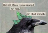 The Risk I Took Was Calculated | Know Your Meme
