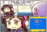 We are number one | That Girl Is So Cute, I Wonder What She's Listening ...
