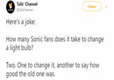 French | Sonic the Hedgehog | Know Your Meme