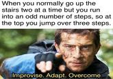 People Who Go Up Two Stairs at a Time | Know Your Meme
