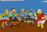 Reaction Gifs | Simpsons Monkey Knife Fight | Know Your Meme
