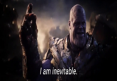 I Am Inevitable HQ Template | I Am Inevitable | Know Your Meme
