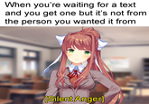 I don't get it! He's just a fat bugs bunny! | Doki Doki Literature Club ...