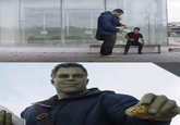 Hulk Gives Ant-Man a Taco - HD Template | Hulk Gives Ant-Man a Taco ...