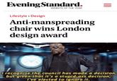 Laila Laurel's "A Solution for Man-Spreading" chairs | Manspreading ...