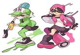 Overwatch x Splatoon by kanzakicoula | Squid Sisters | Know Your Meme
