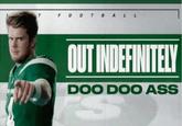 ESPN's "Sam Darnold: Out Indefinitely" Graphic | Know Your Meme