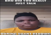 Drake | Did You Seriously Talk During Independent Reading Time | Know ...