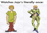 Dio kisses George | JoJo's Bizarre Adventure | Know Your Meme