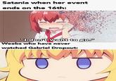Not Happy | Satania | Know Your Meme