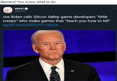 Joe Biden vs. Gamers | Know Your Meme