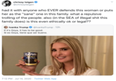 Donald Trump, Ivanka Trump, Jeffrey Epstein | Ivanka Trump Holding Goya ...