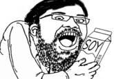 Redrawn Soyjak | Soy Boy Face / Soyjak | Know Your Meme