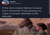 Steve making it into smash in a nuttshell. | /r/MinecraftMemes | Steve ...