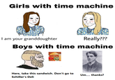 Science Guys With Time Machine | Time Travel: Is Invented / Men With a ...
