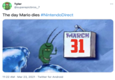 Mario dies and Luigi rises! | Mario Dies on March 31st | Know Your Meme